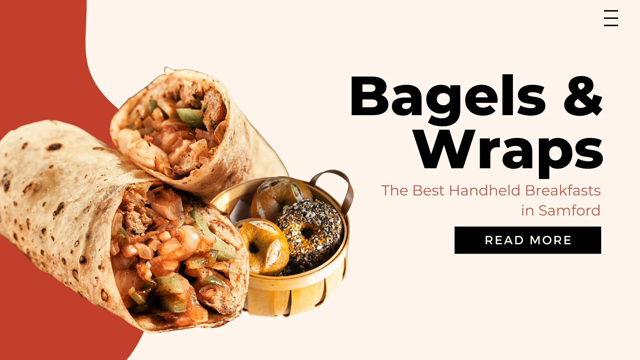 Bagels & Wraps: The Best Handheld Breakfasts in Samford | Buzz Stop ...